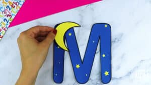 Free Printable Letter M Moon Craft for Kids & Teachers - Simple Mom Project