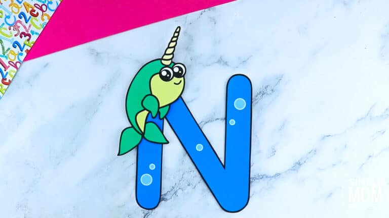 Free Printable Letter N Craft Template - Simple Mom Project
