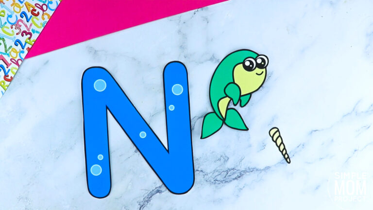 Free Printable Letter N Craft Template - Simple Mom Project