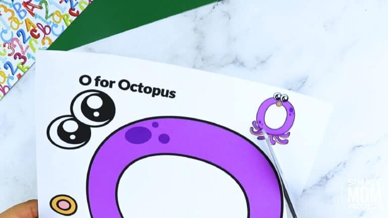 Free Printable Letter O Octopus Craft for Kids & Teachers - Simple Mom ...