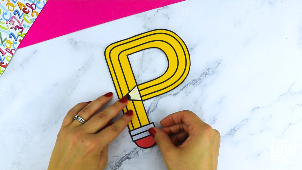 Free Printable Letter P Pencil Craft for Kids & Teachers - Simple Mom ...