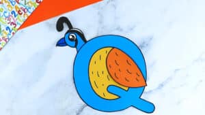 Free Printable Letter Q Quail Craft for Kids & Teachers - Simple Mom ...
