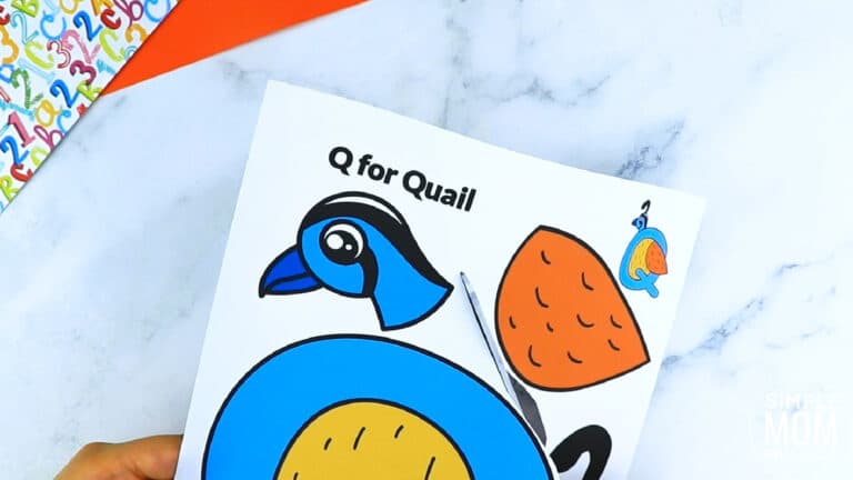 Free Printable Letter Q Quail Craft for Kids & Teachers - Simple Mom ...