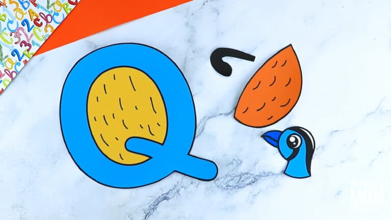 Free Printable Letter Q Quail Craft for Kids & Teachers - Simple Mom ...