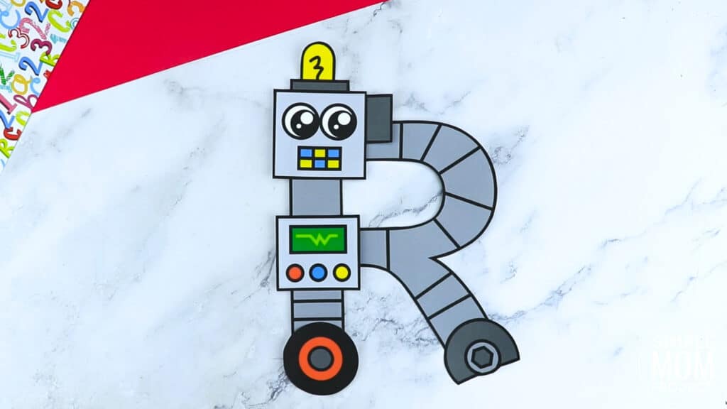 Free Printable Letter R Robot Craft for Kids & Teachers - Simple Mom ...