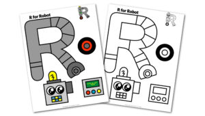 Free Printable Letter R Craft Template - Simple Mom Project
