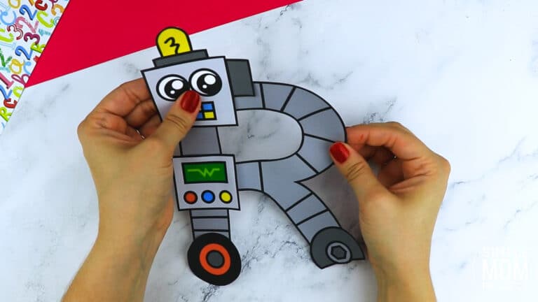 Free Printable Letter R Robot Craft for Kids & Teachers - Simple Mom ...