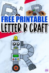 Free Printable Letter R Robot Craft for Kids & Teachers - Simple Mom ...