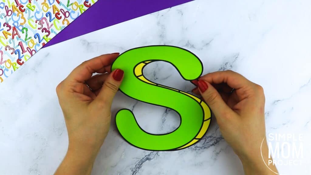 Free Printable Letter S Snake Craft for Kids & Teachers - Simple Mom ...