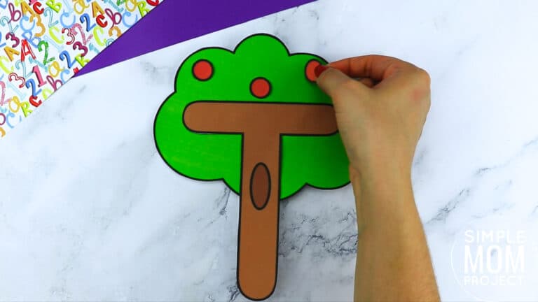 Free Printable Letter T Tree Craft for Kids & Teachers - Simple Mom Project