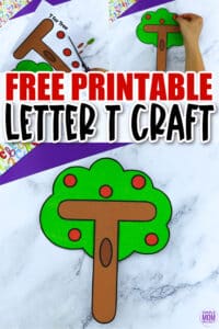 Free Printable Letter T Tree Craft for Kids & Teachers - Simple Mom Project