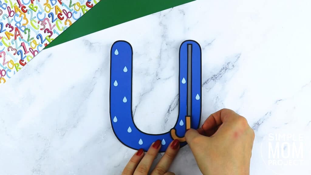 Free Printable Letter U Umbrella Craft for Kids & Teachers - Simple Mom ...