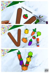 Free Printable Letter V Craft Template - Simple Mom Project