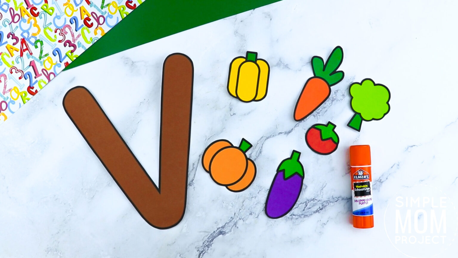 Free Printable Letter V Craft Template - Simple Mom Project