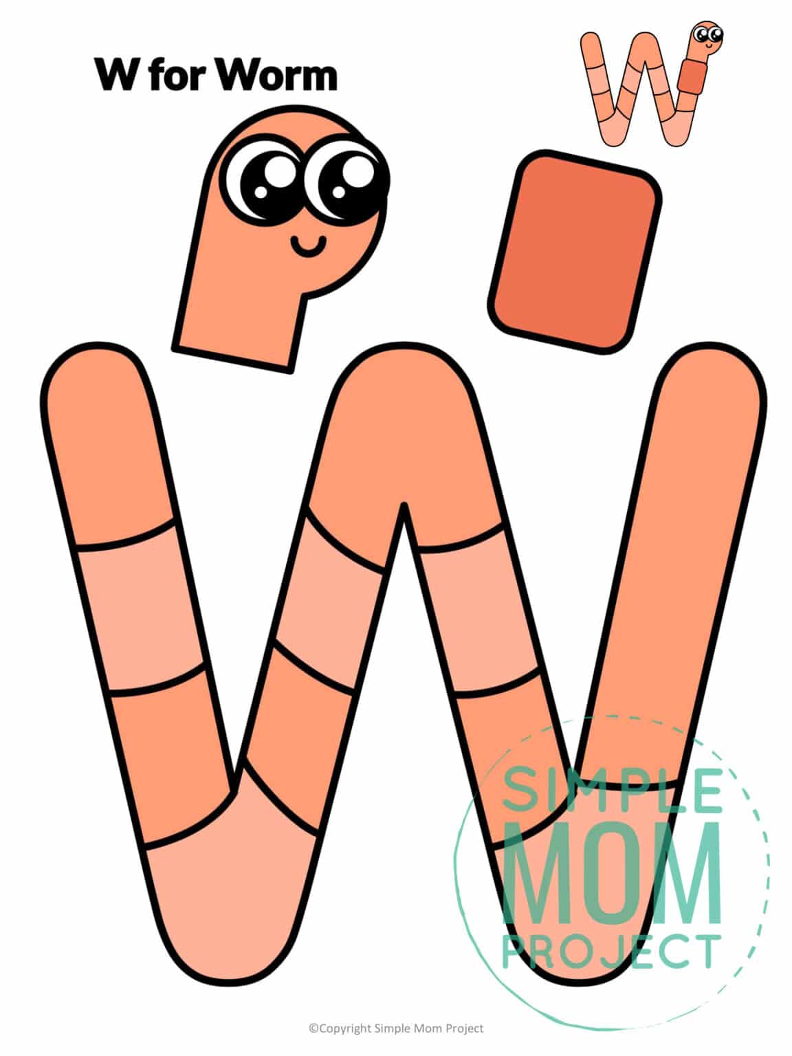 Free Printable Letter W Craft Template Simple Mom Project Free Printable Letter W Craft Template Simple Mom Project