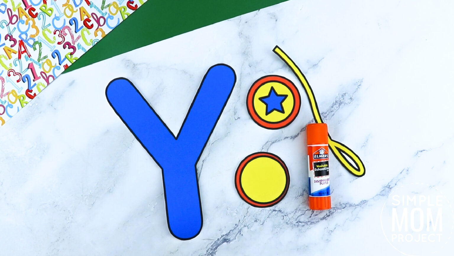 Free Printable Letter Y Craft Template - Simple Mom Project