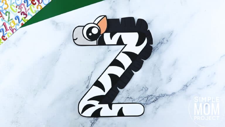 Free Printable Letter Z Zebra Craft for Kids & Teachers - Simple Mom ...