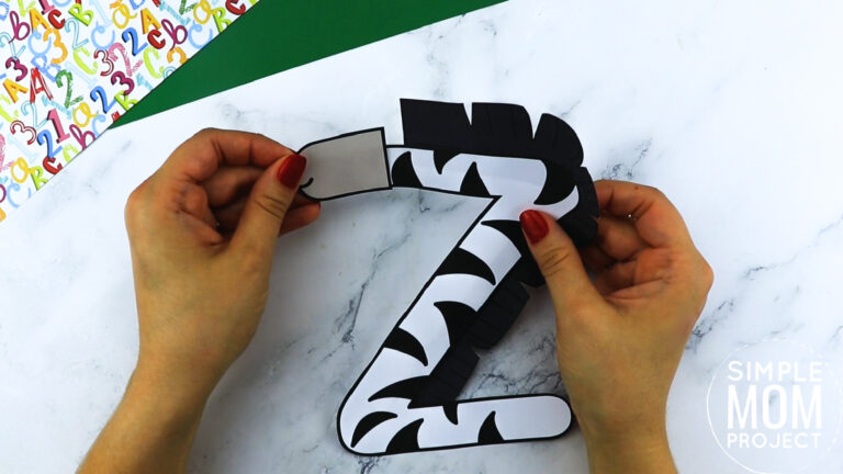 Free Printable Letter Z Craft Template – Simple Mom Project
