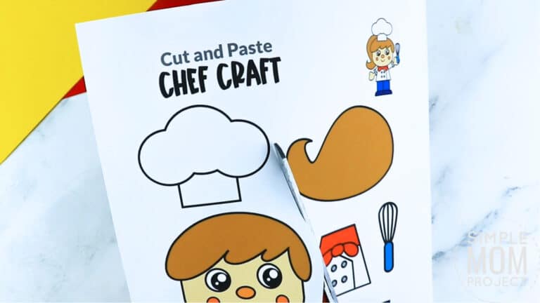 Free Printable Chef Craft Template for Kids – Fun Community Helper ...