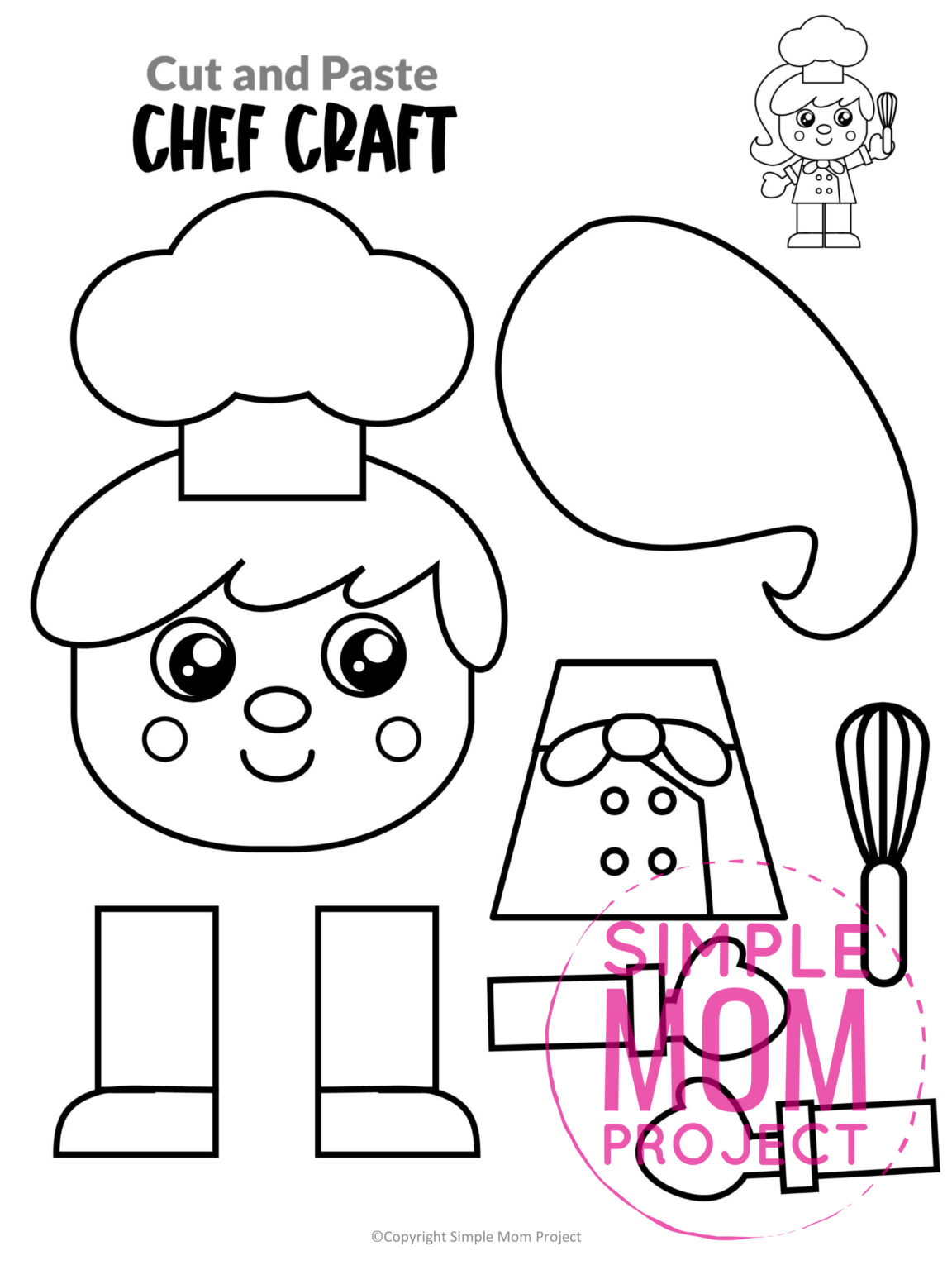 Printable Community Helper Craft Templates – Simple Mom Project