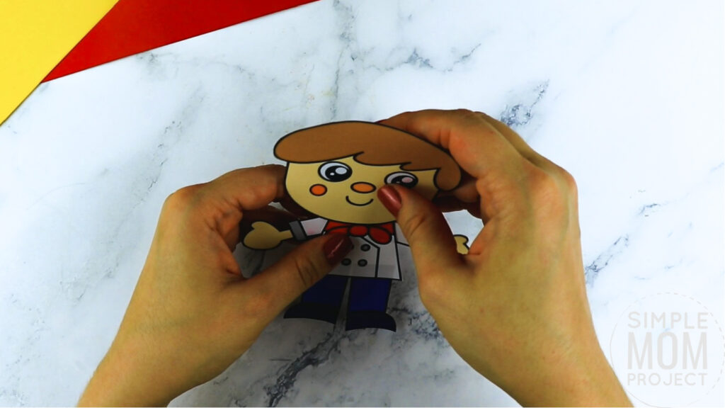 Free Printable Chef Craft Template for Kids – Fun Community Helper ...