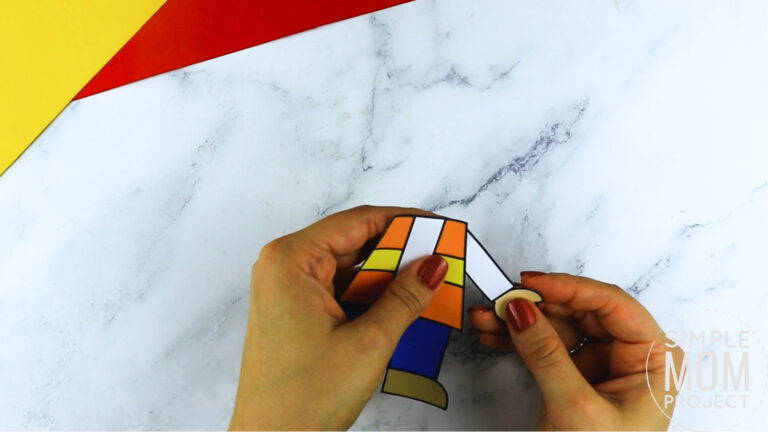 Free Printable Construction Worker Craft Template - Simple Mom Project