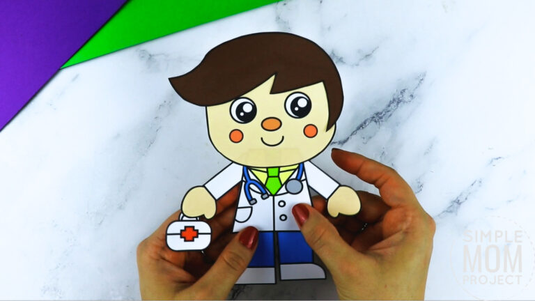Free Printable Doctor Craft Template – Simple Mom Project