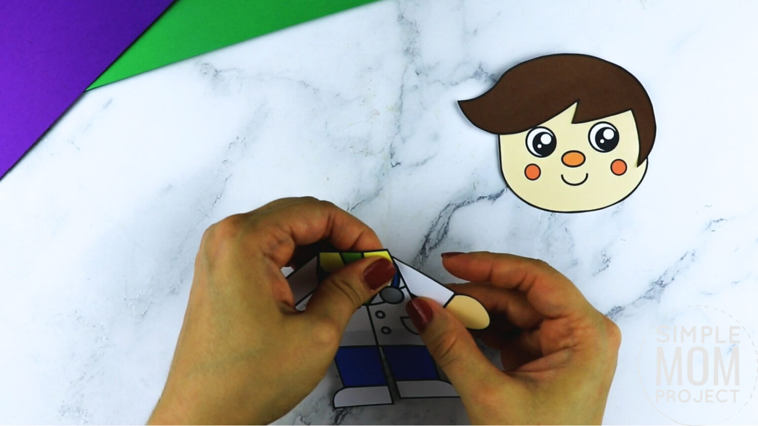 Free Printable Doctor Craft Template – Simple Mom Project