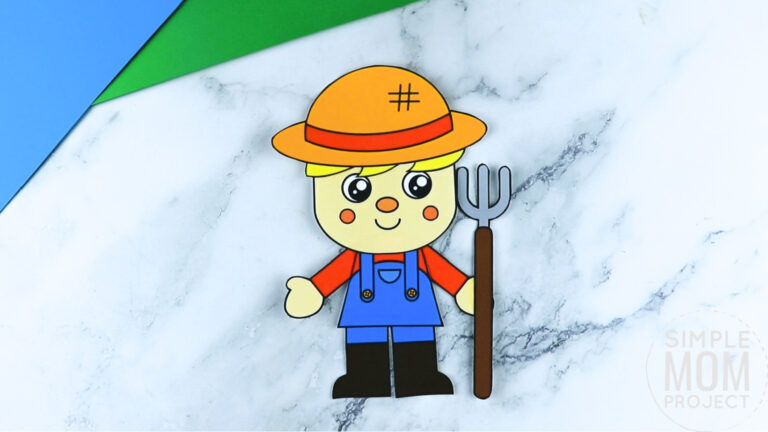 Free Printable Farmer Craft Template – Simple Mom Project