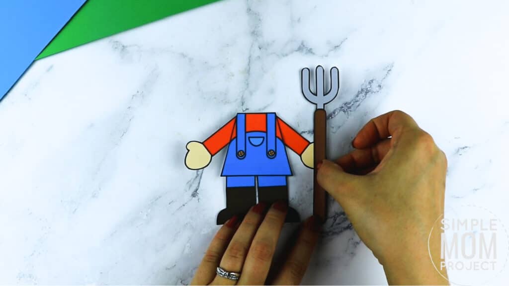 Free Printable Farmer Craft Template – Simple Mom Project