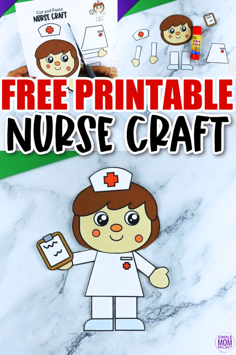 Free Printable Nurse Craft Template - Simple Mom Project