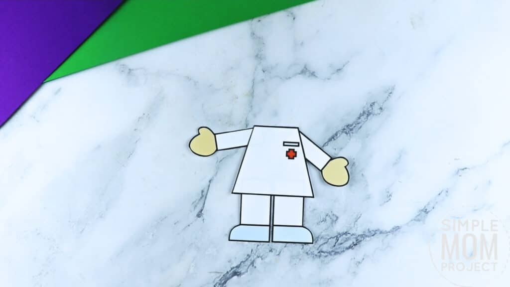 Free Printable Nurse Craft Template - Simple Mom Project