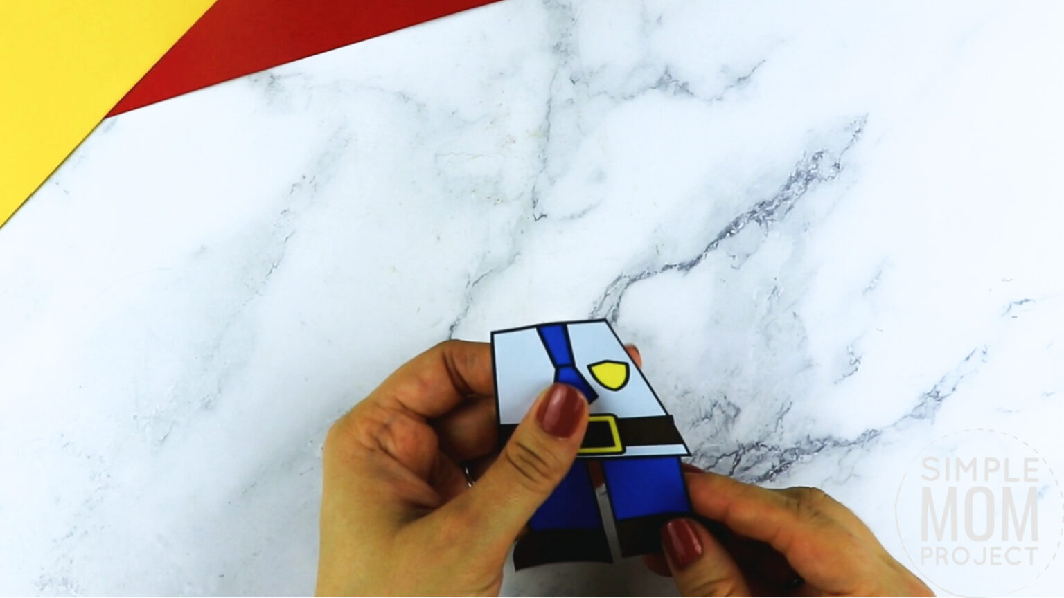 Free Printable Police Officer Craft Template - Simple Mom Project