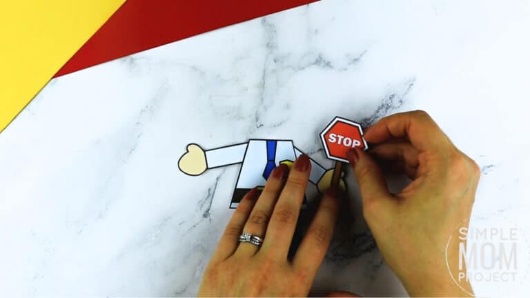 Free Printable Police Officer Craft Template - Simple Mom Project