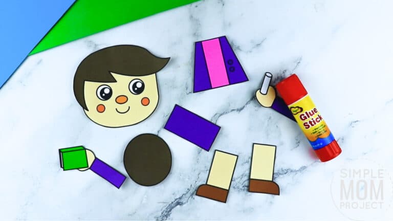 Free Printable Teacher Craft Template (Easy Community Helper Activity ...