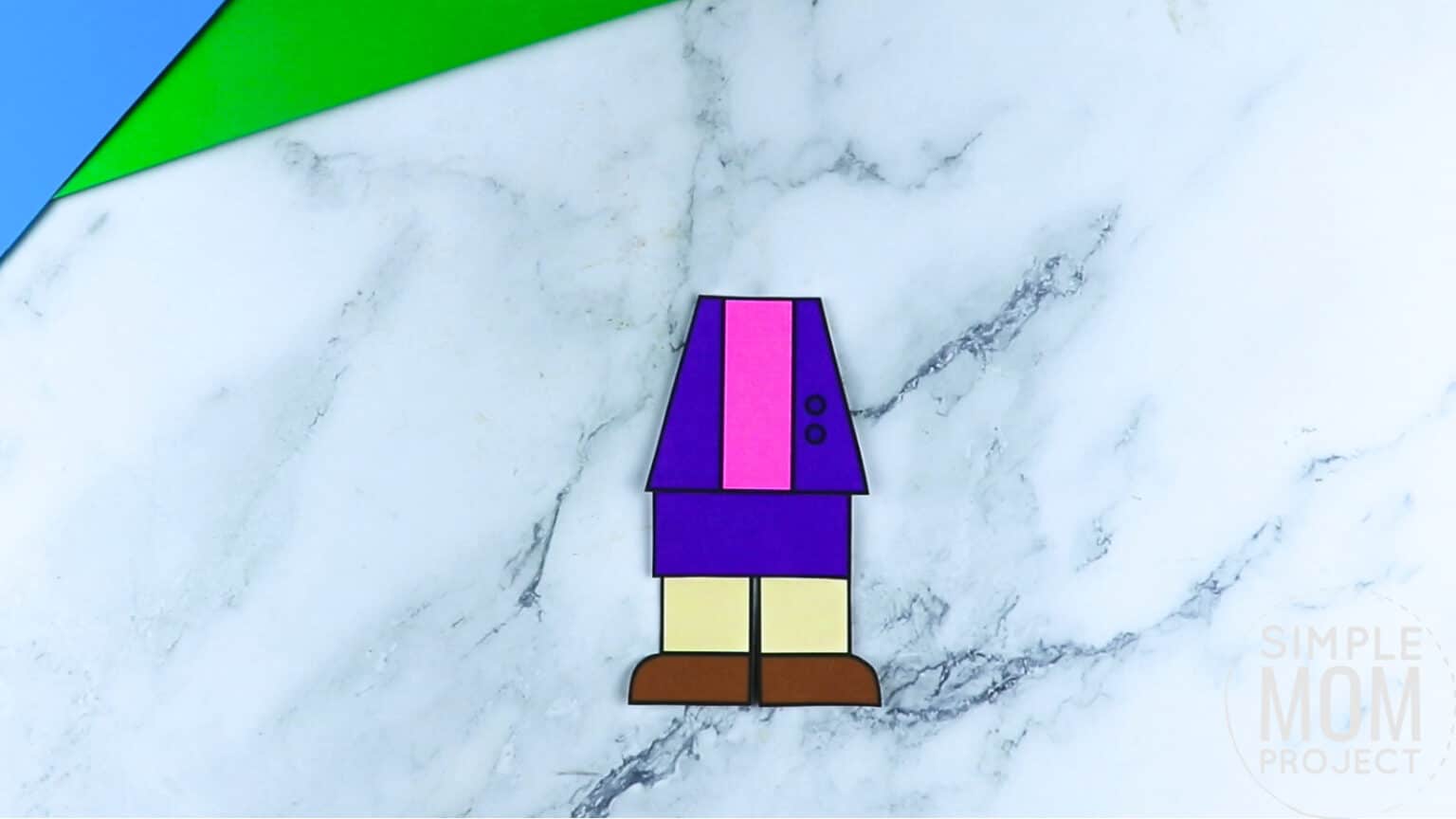 Free Printable Teacher Craft Template - Simple Mom Project