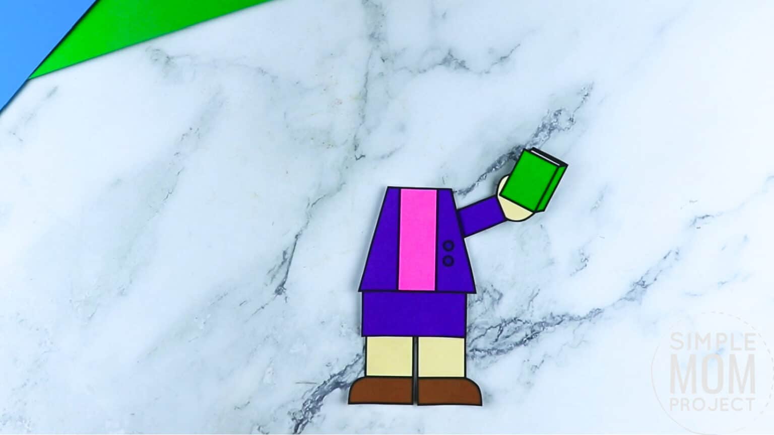 Free Printable Teacher Craft Template - Simple Mom Project