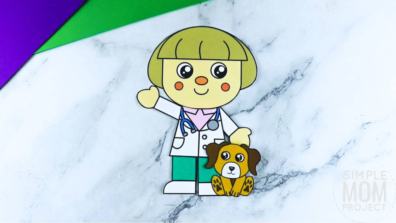 Animal Care Community Helper Craft – Free Printable Veterinarian ...