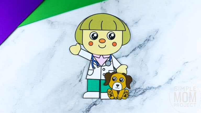 Animal Care Community Helper Craft – Free Printable Veterinarian ...