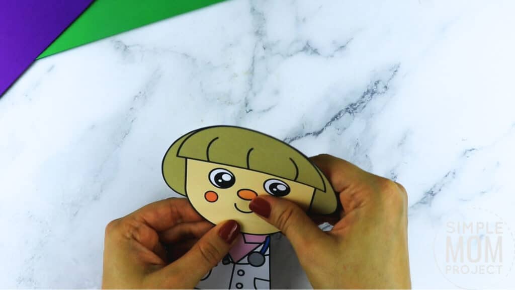 Free Printable Veterinarian Craft Template - Simple Mom Project