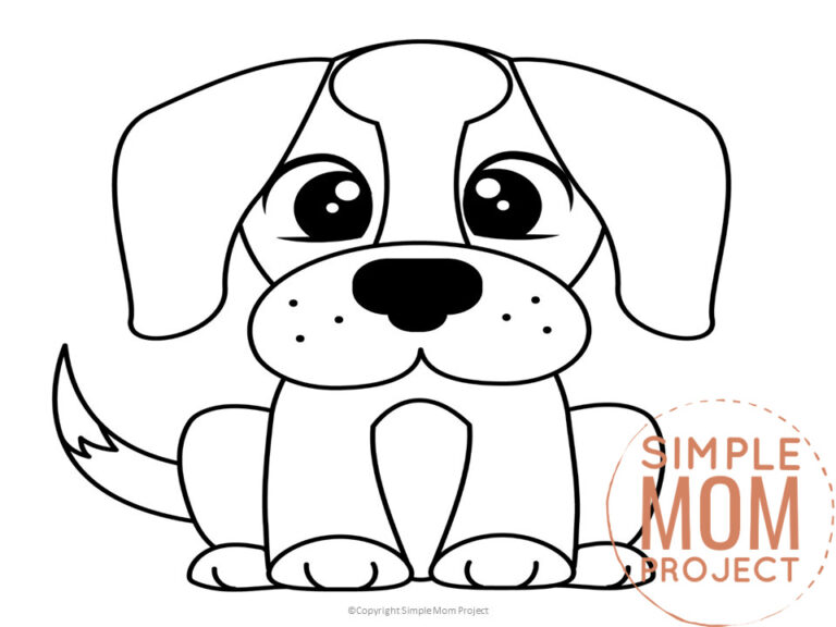 Free Printable Dog Template – Simple Mom Project