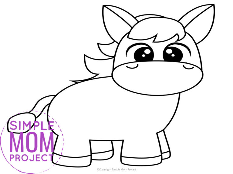 Free Printable Donkey Template - Simple Mom Project