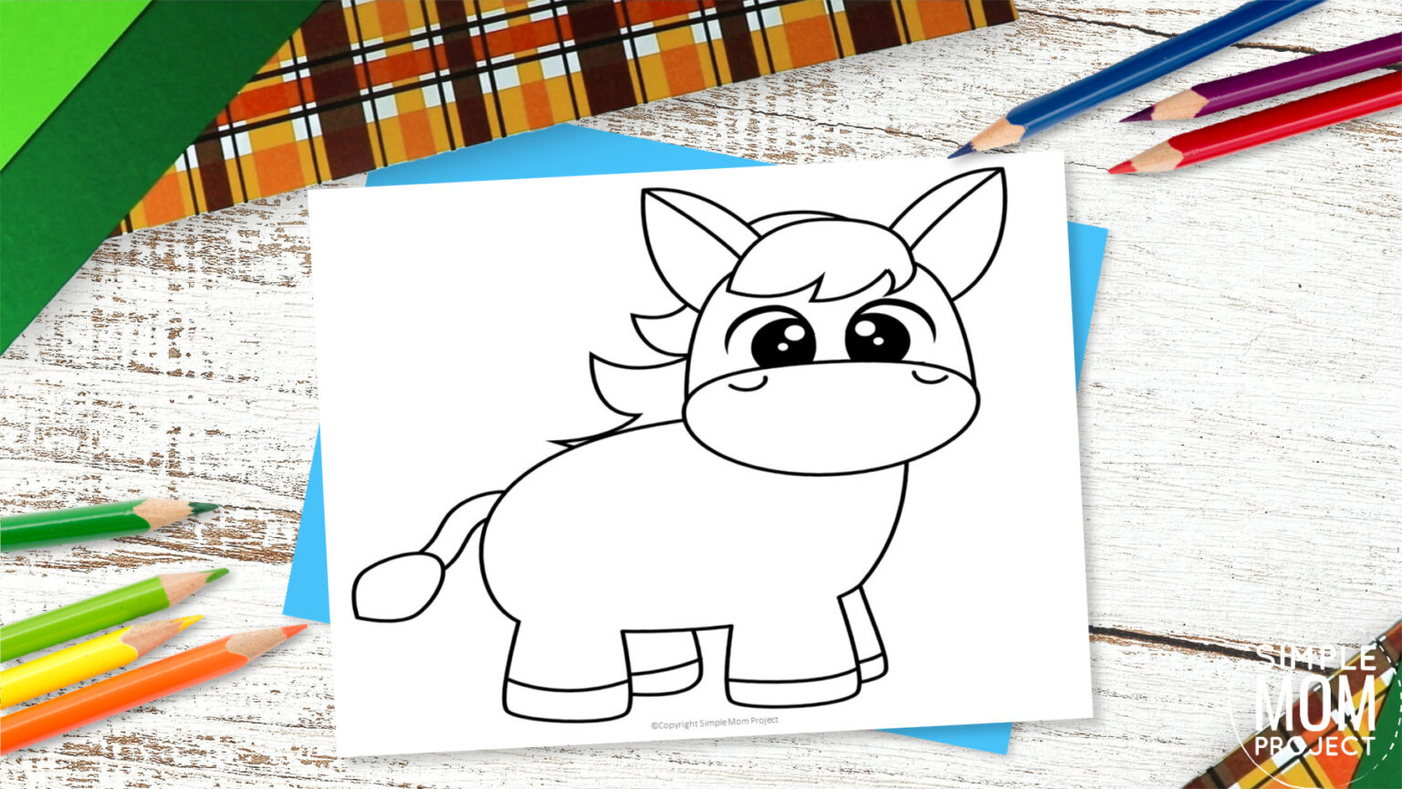 Free Printable Donkey Template - Simple Mom Project