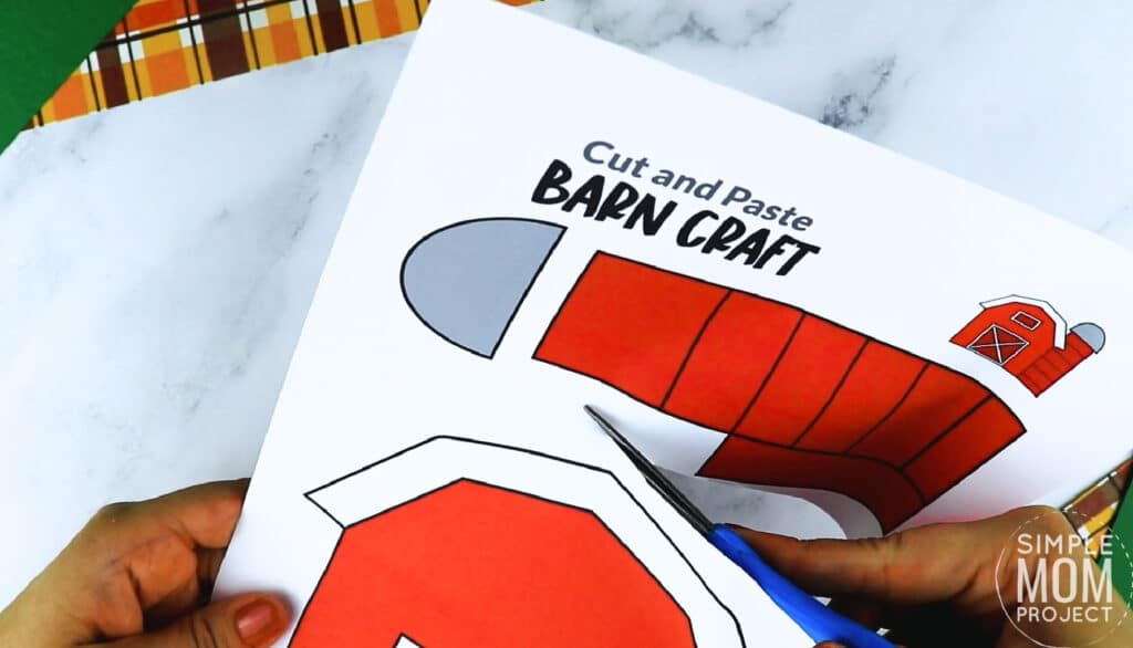 Free Printable Barn Craft Template – Simple Mom Project