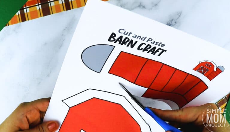 Free Printable Barn Craft Template - Simple Mom Project