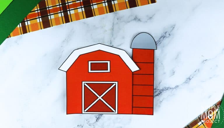 Free Printable Barn Craft Template – Simple Mom Project