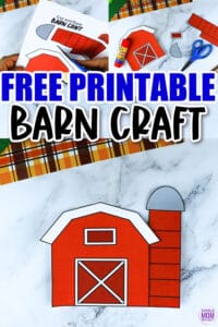 Free Printable Barn Template - Simple Mom Project
