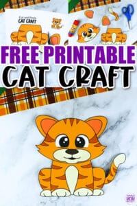 Free Printable Cat Craft Template – Simple Mom Project