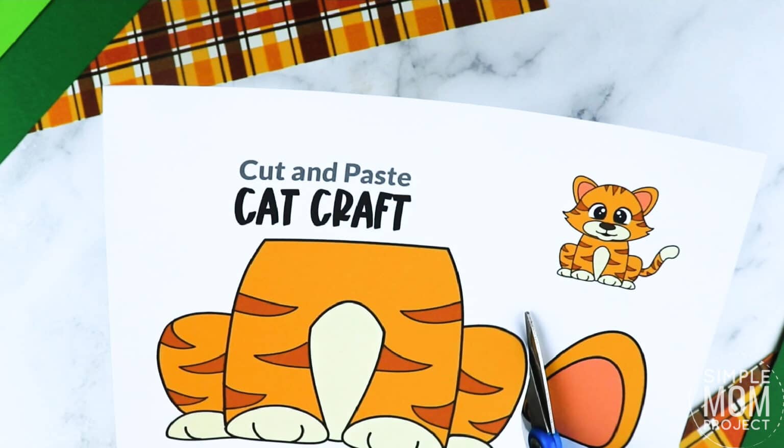 Free Printable Cat Craft Template – Simple Mom Project