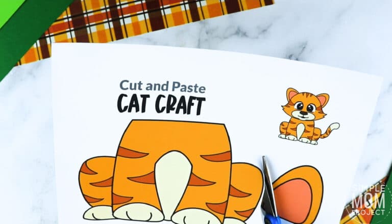 Free Printable Cat Craft Template - Simple Mom Project